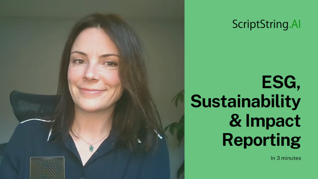 Data Harmonization for Sustainability - ScriptString.AI