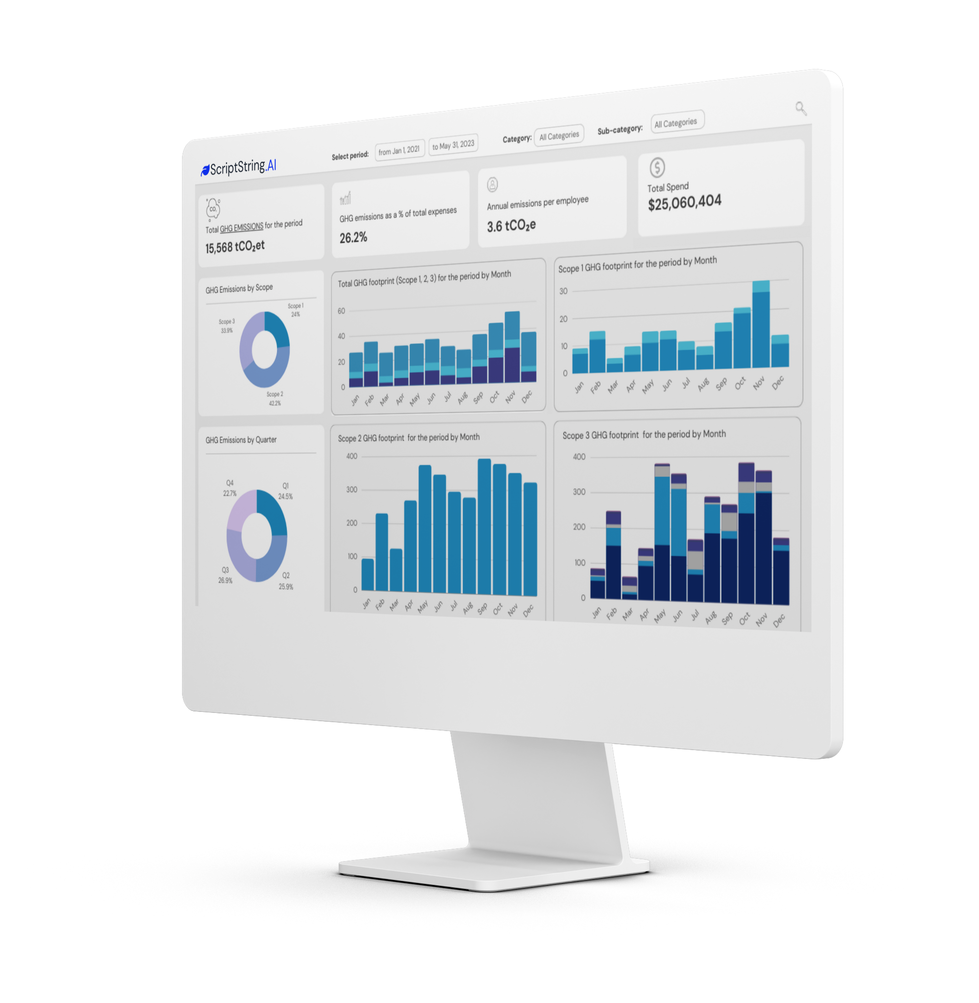 ScriptString - AI-driven software for sustainability reporting